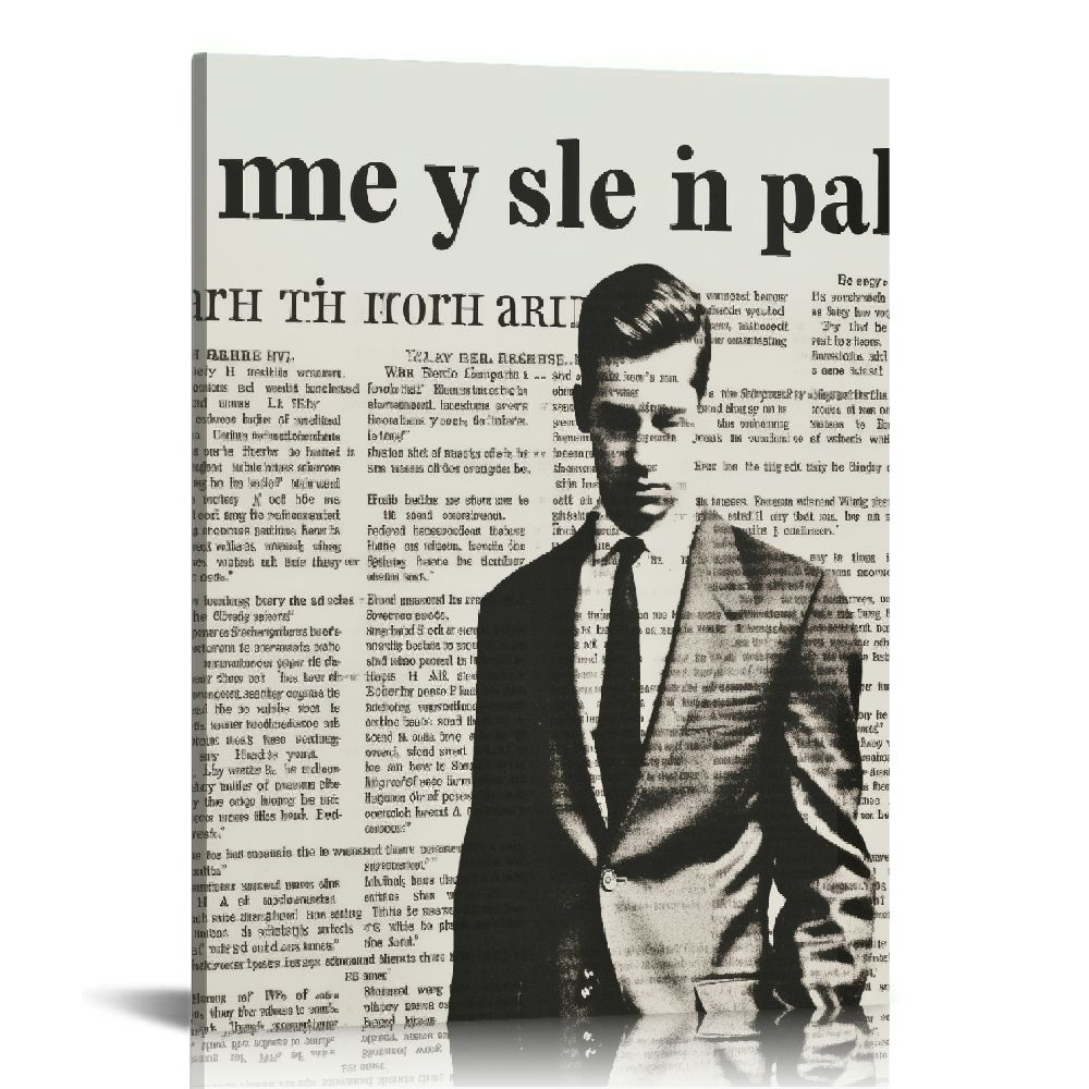 JEUXUS Funny Office Last Email Definition Print Canvas Wall Art Home ...