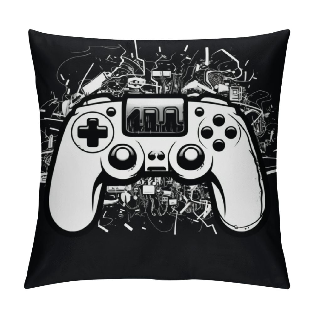 RUIYC Gamer Pillow Covers Gifts for Men Teen Boys Girls Gaming Room ...