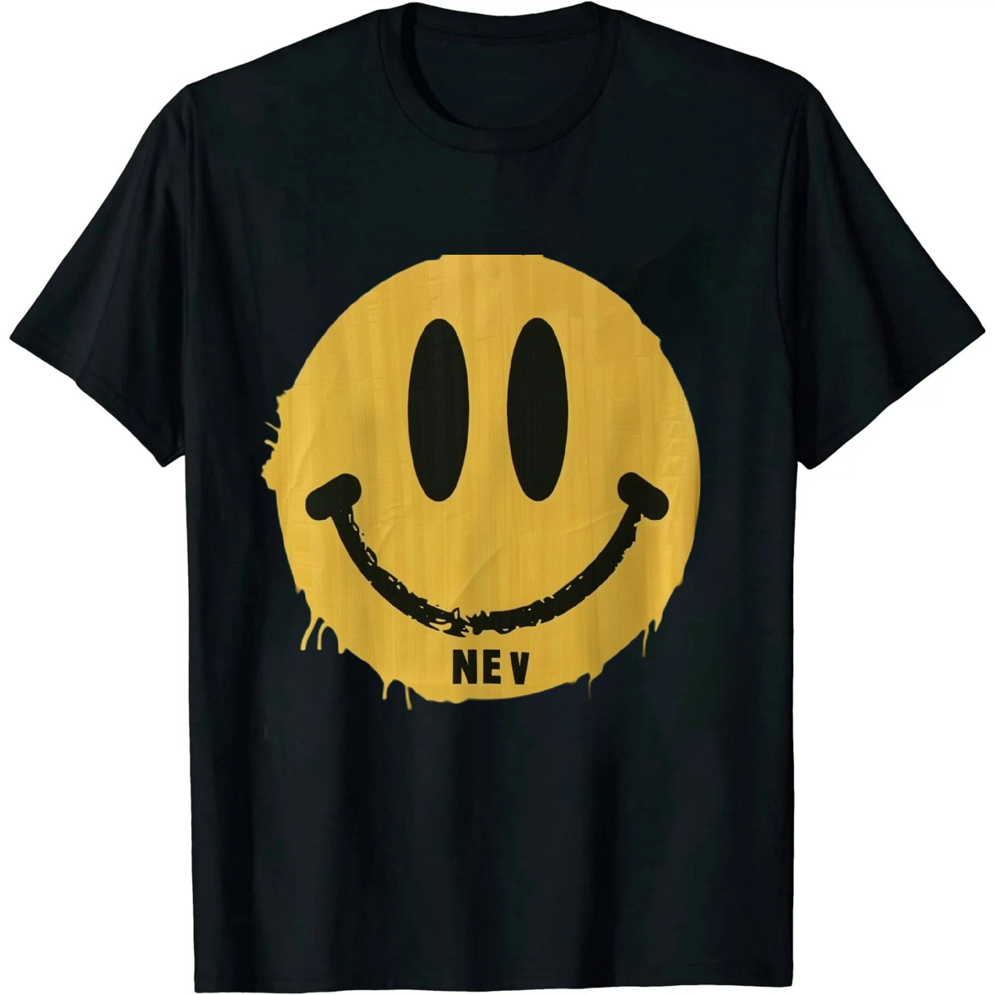 JEUXUS Have A Nice Day Funny Yellow Smile Face Shirt Smiling Face T ...