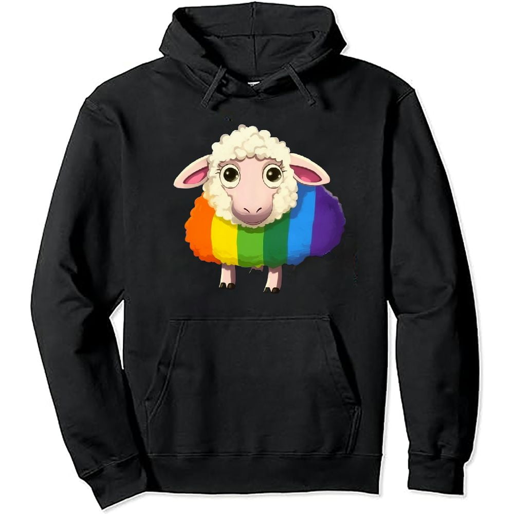 JEUXUS I'M The RAINBOW SHEEP OF THE FAMILY LGBT Flag Gay Pride Pullover ...