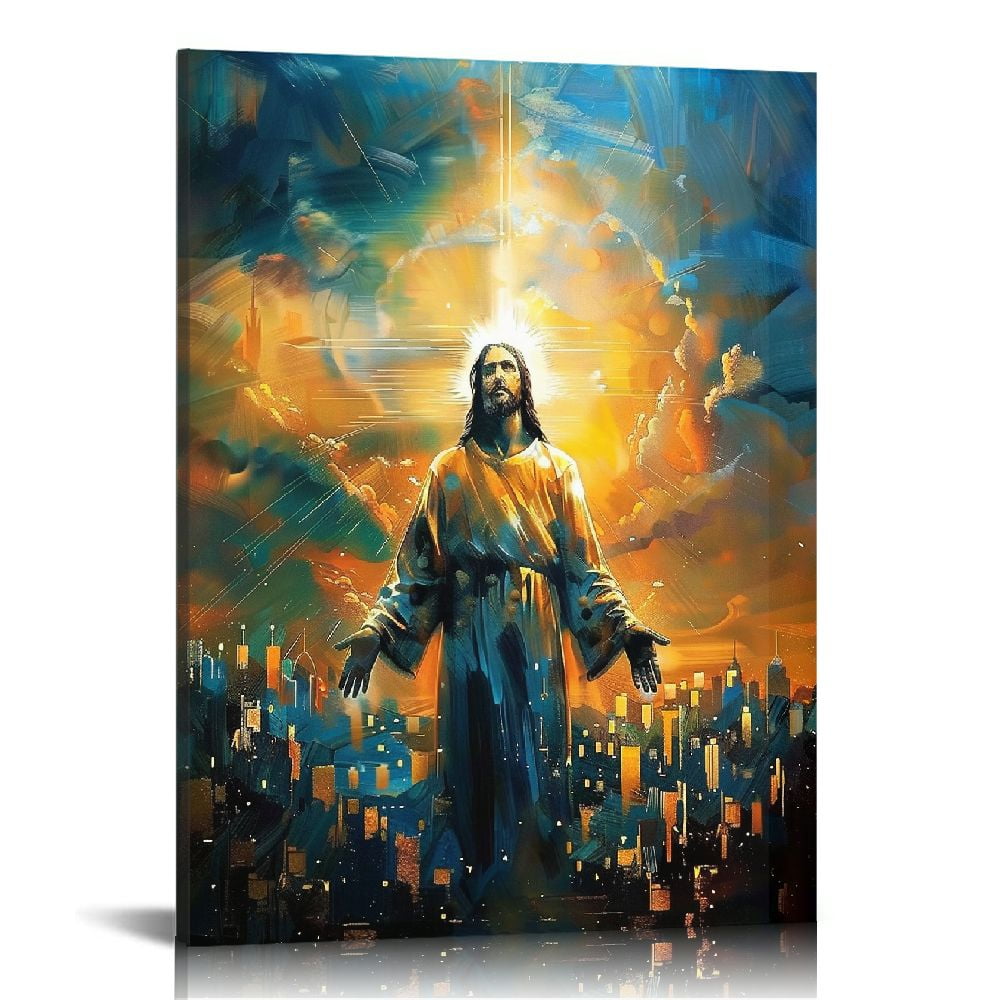 JEUXUS Jesus Christ Christian : Mercy Poster, Canvas Print, Wall Decor for Home and Office ...