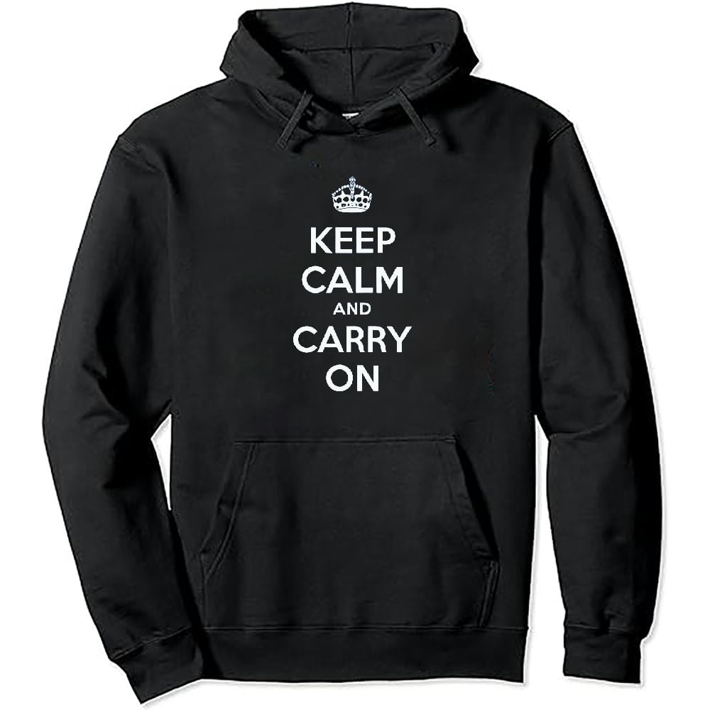 JEUXUS Keep Calm and Carry On Funny Meme Russian Language Pullover ...