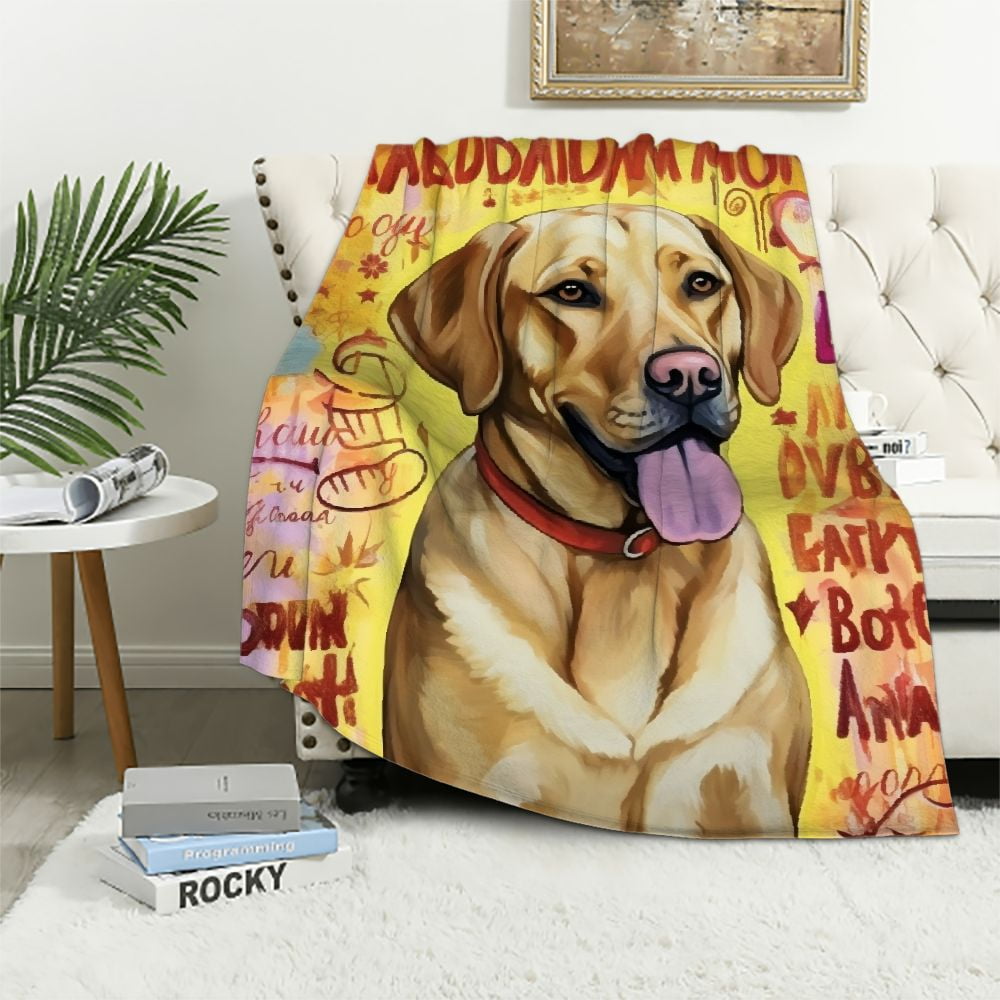 JEUXUS Labrador Retriever Gifts, Labrador Blanket Gifts for Labrador Mom, Cute & Unique Labrador ...