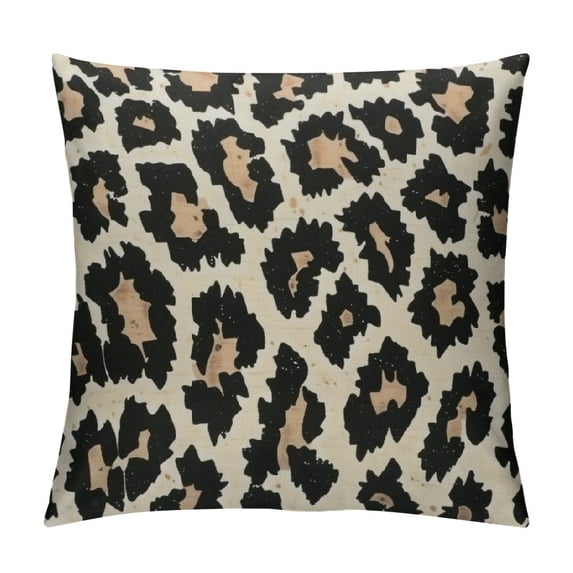 JEUXUS Leopard Print Pillow Cover,Cheetah Print Pillow Cover,Maximalist ...