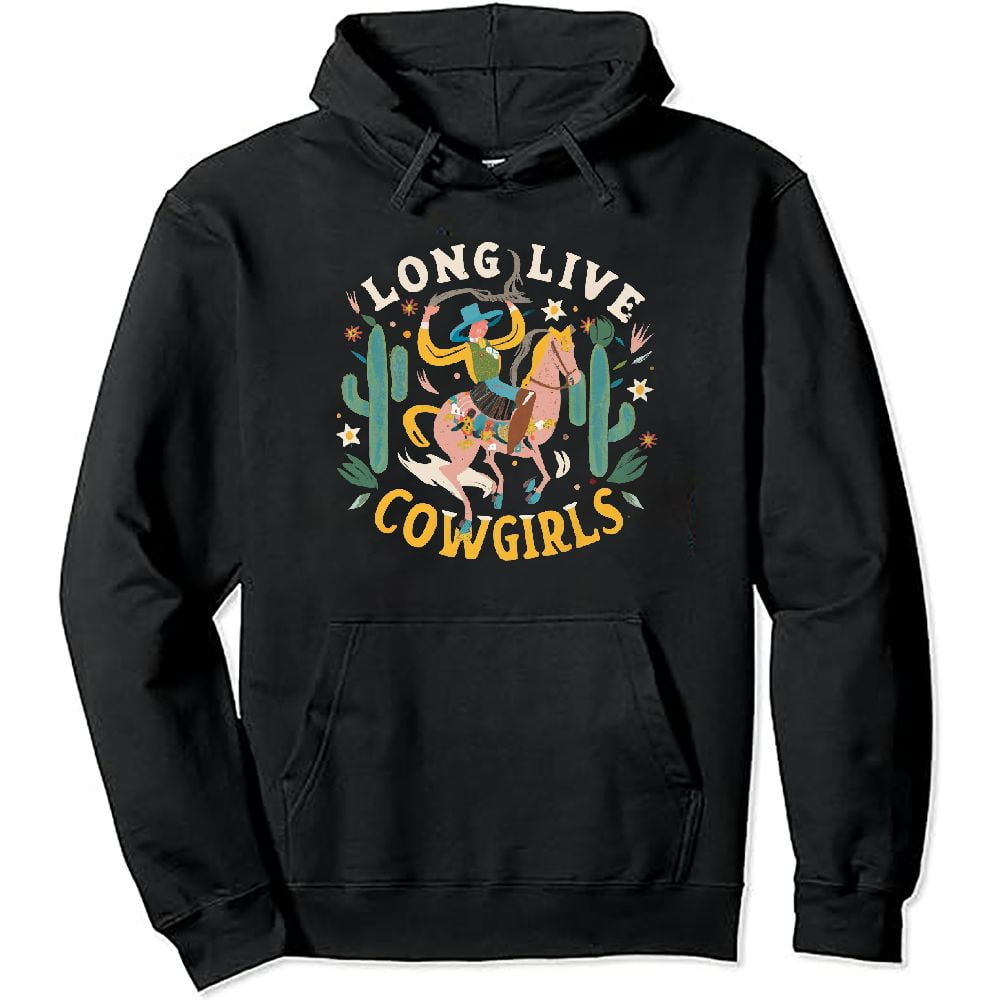 JEUXUS Long Live Howdy Rodeo Western Country Southern Cowgirls Pullover ...