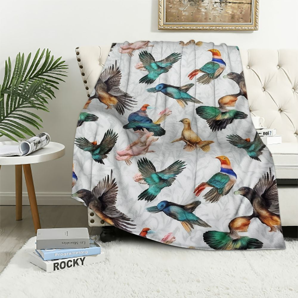 JEUXUS Mallard Duck Throw Blanket, Wildlife Lovers Hunter Gift for Men ...