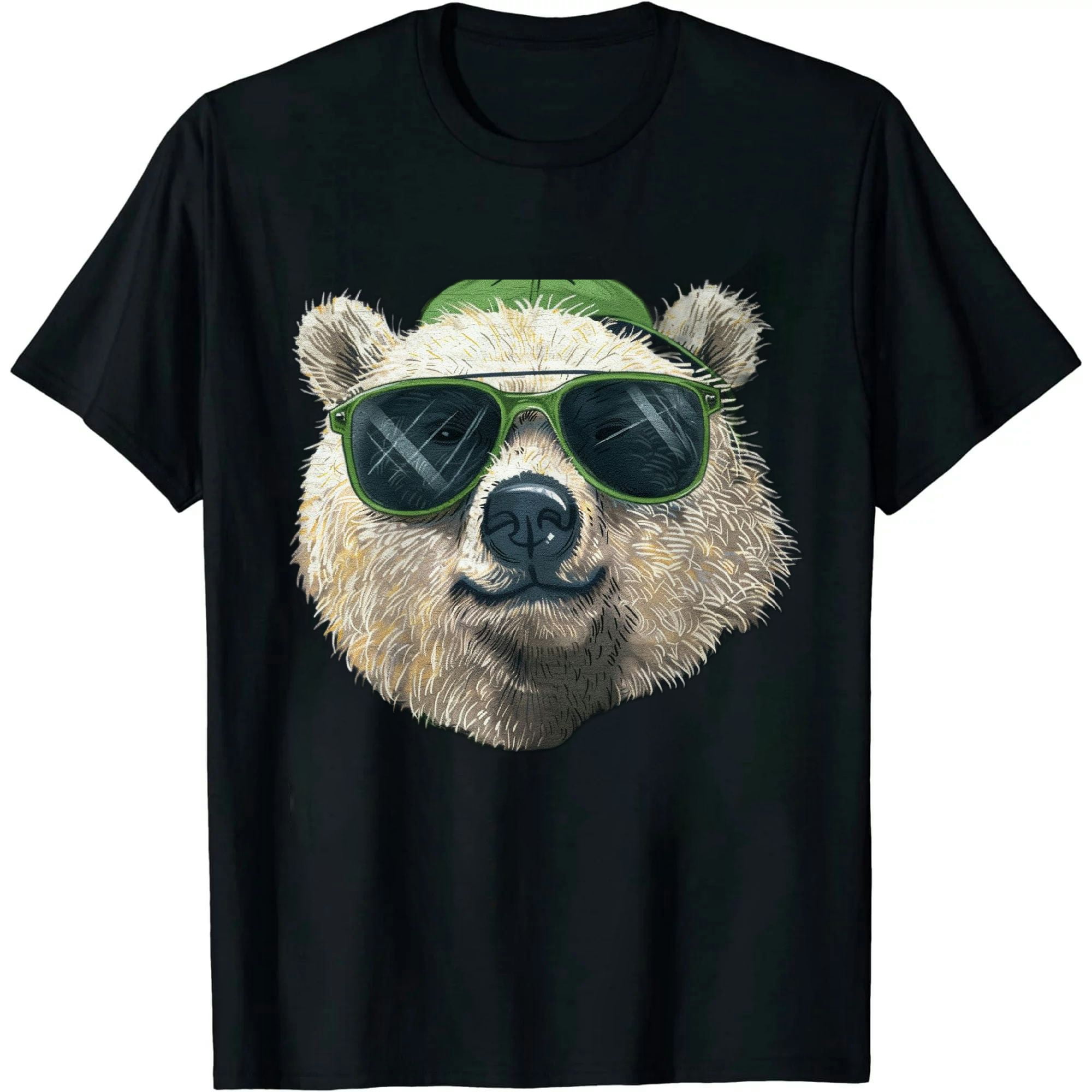 JEUXUS Mens Funny Animal Shirts Crazy Polar Bear Goat Flip Squirrel ...