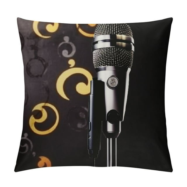 JEUXUS Microphone with Music Notes Comfortable and Stylish Versatile ...