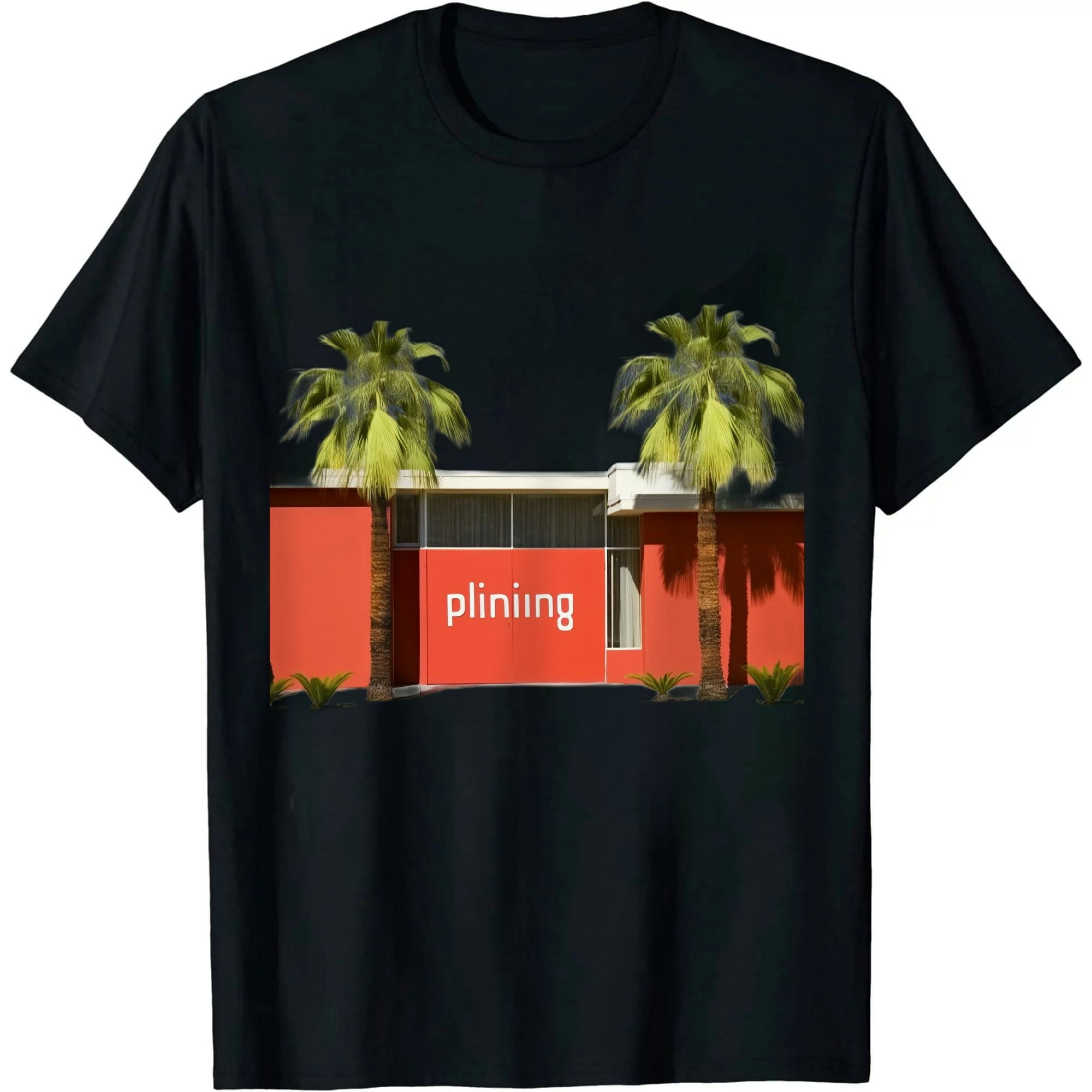 JEUXUS Mid Century Modern House T-Shirt M - Walmart.com