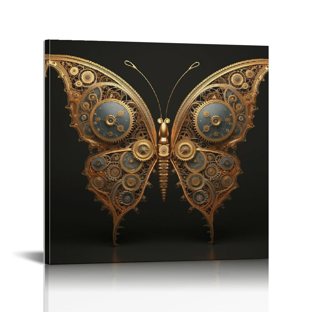 JEUXUS Modern Canvas Painting Poster Print Square a Mechanical ...
