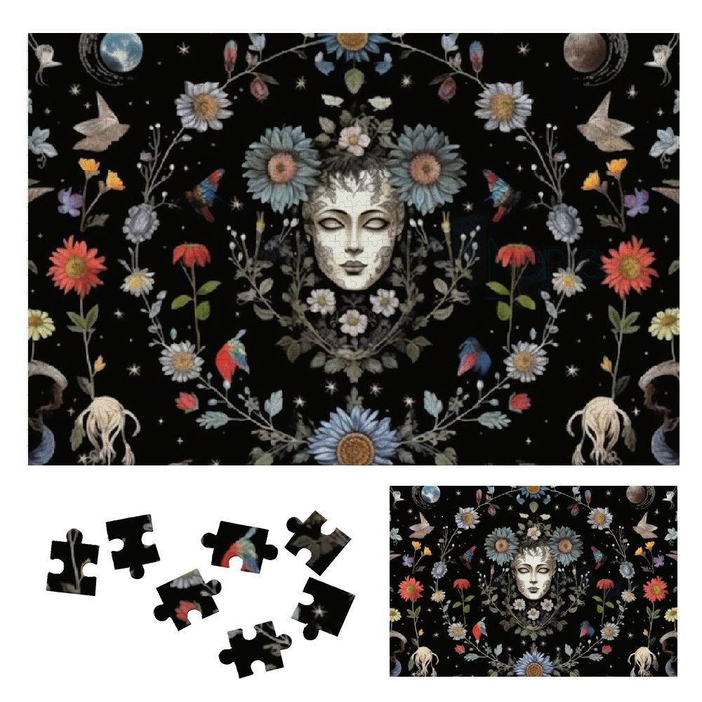 JEUXUS Moon Phases Wooden Puzzle Challenging Difficult Wood Puzzles for ...