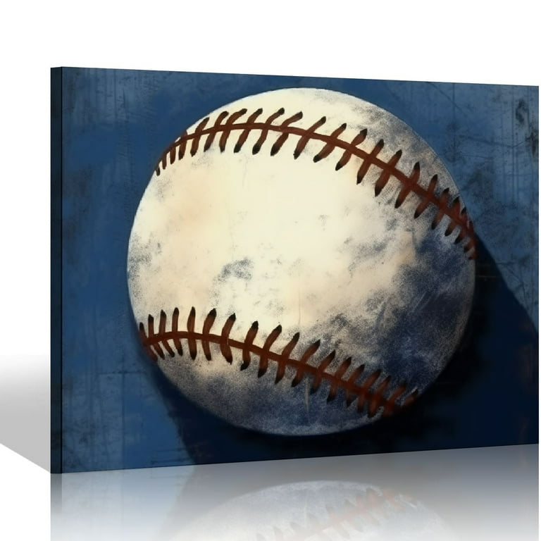 baseball canvas art