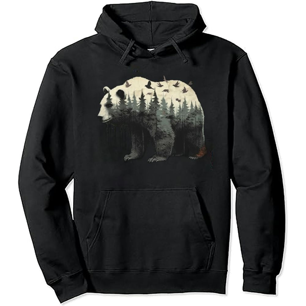 JEUXUS Outdoors Wildlife Grizzly Bear Forest Animal Nature Bear ...