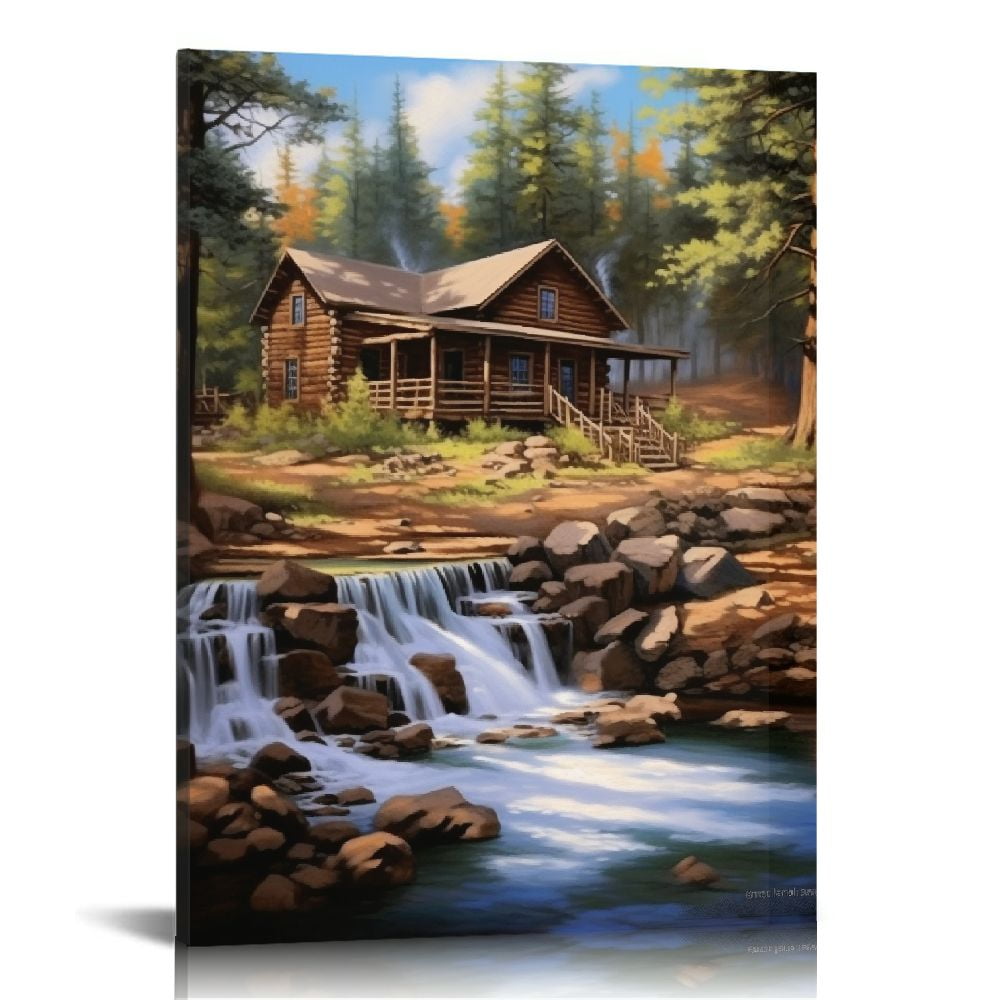 JEUXUS Paint by Numbers for Adults DIY Natural Scenery Paint by Numbers ...