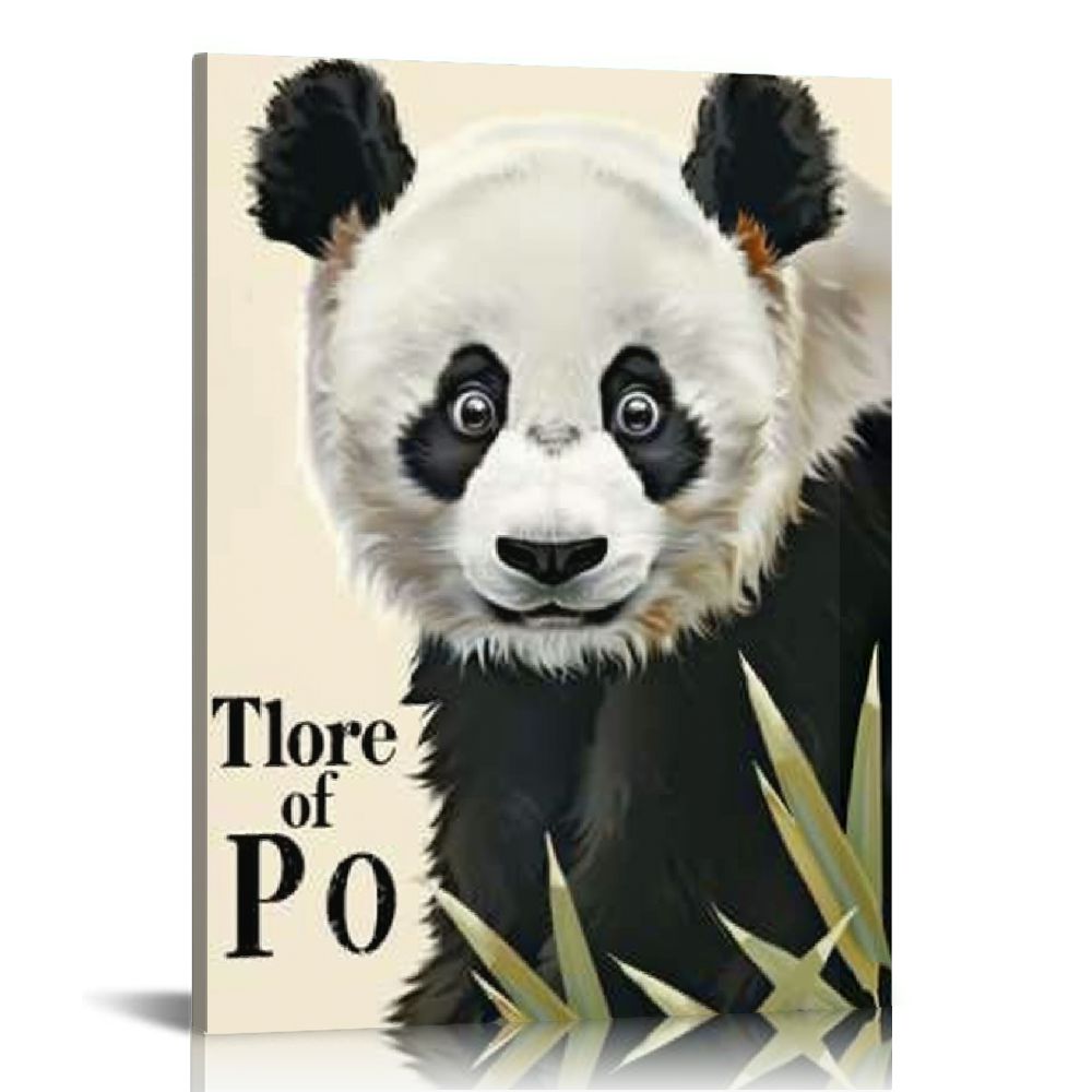 JEUXUS Panda Are You Pooping-60 Framedpanda poster canvas wall art ...