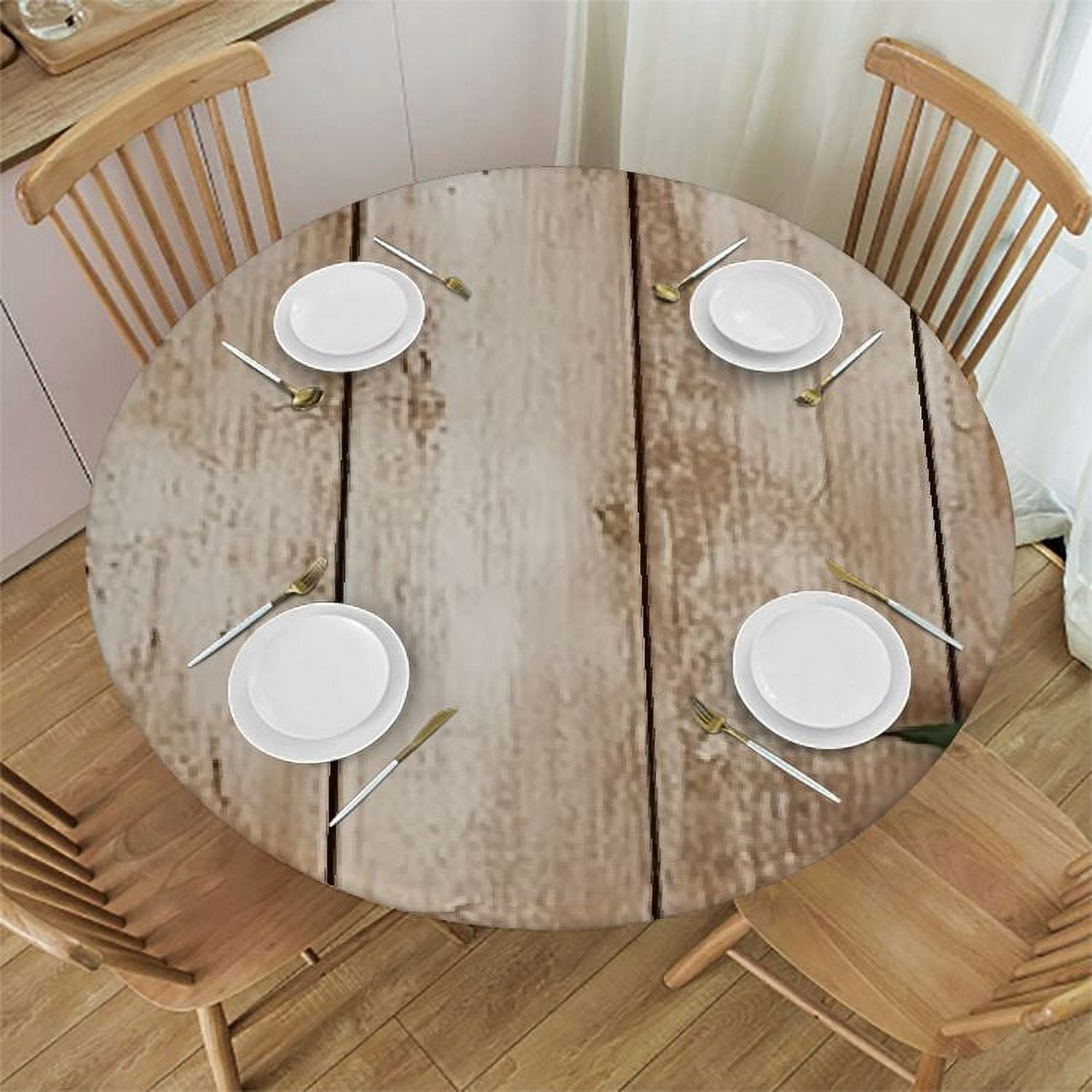 JEUXUS Pearls Pattern Table Cloth Cover,Elastic Edge,Suitable for ...