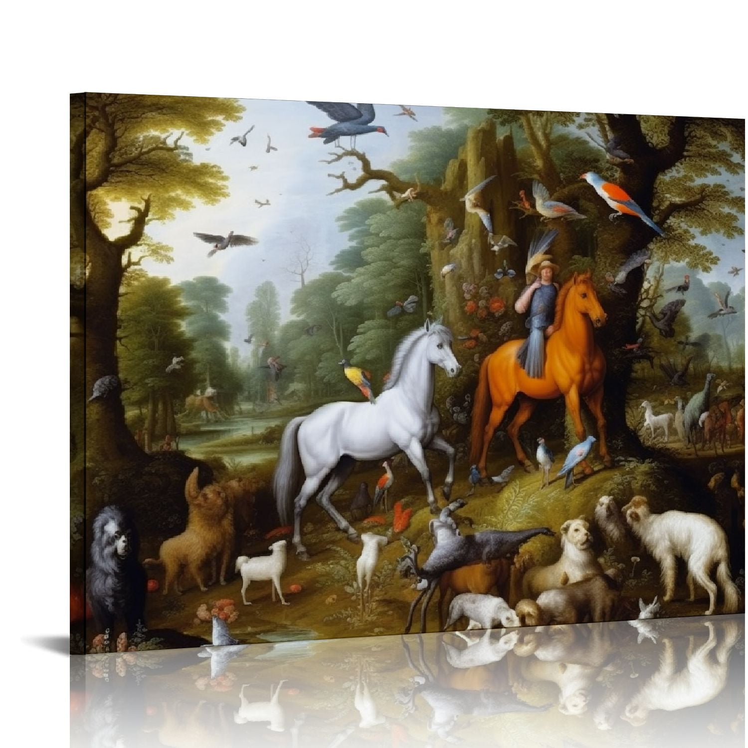 JEUXUS Pieter Bruegel The Elder Wall Art - Entry of The Animals Into ...