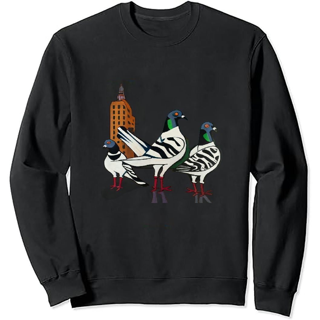 JEUXUS Pigeon Gang Pigeon Breeder Long Sleeve T-Shirt - Walmart.com