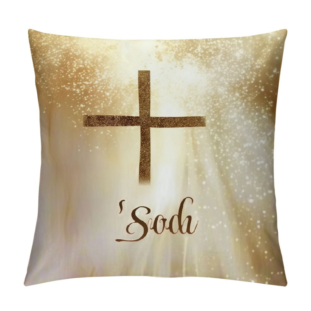 JEUXUS Pillow Cases Bible Verse Quote God is Within Her She Will Not ...