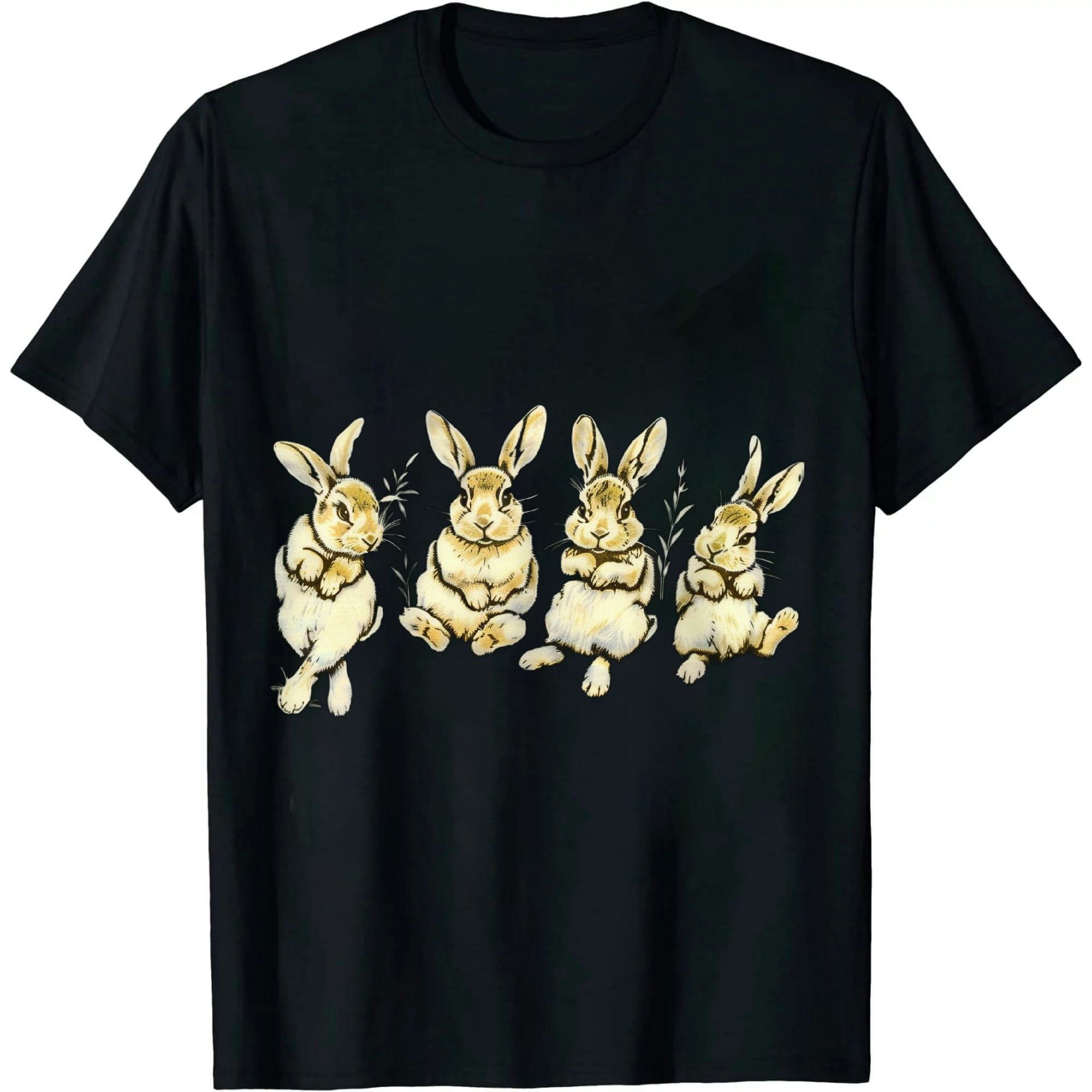 JEUXUS Rabbit Lover Cute Bunny T-Shirt - Walmart.com