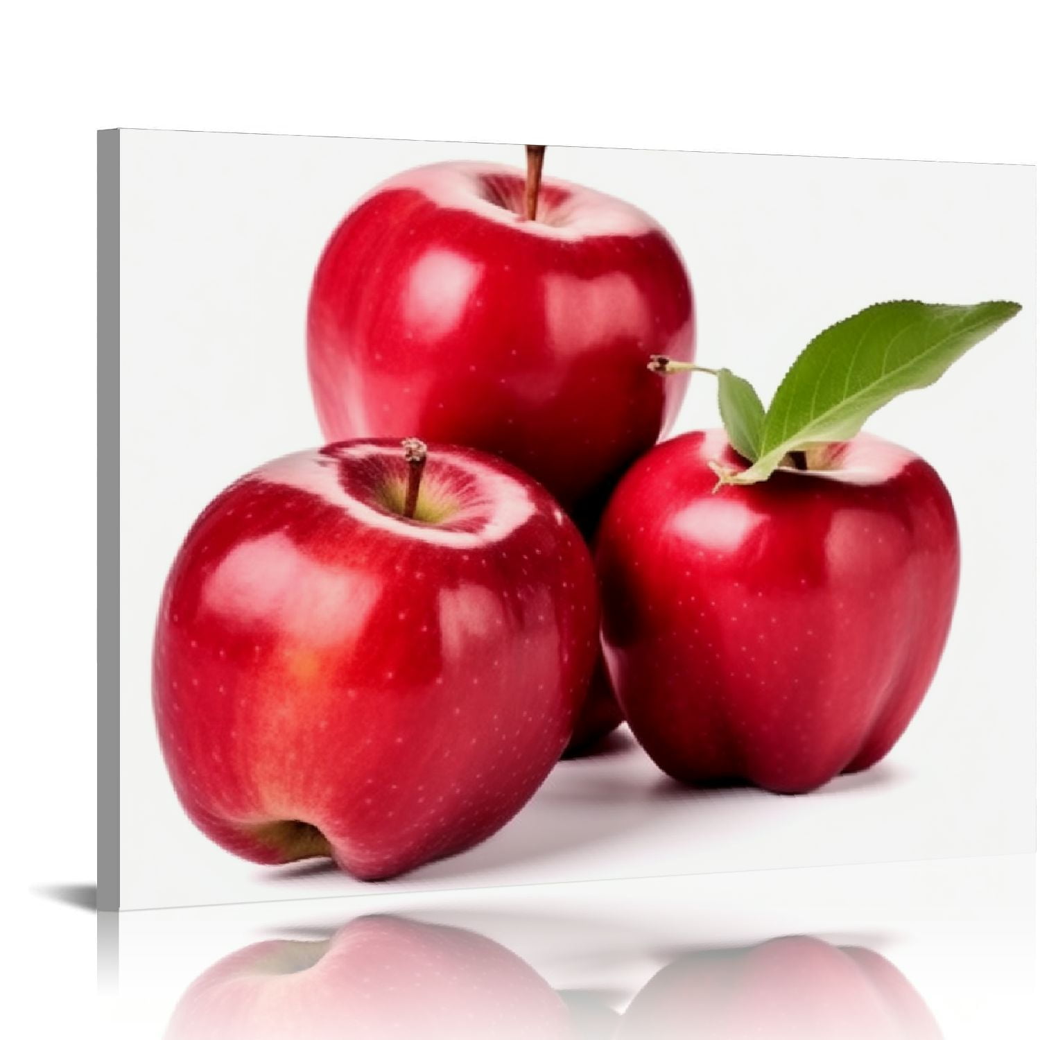 JEUXUS Red Apple Decoration Home Painting Wall Pictures for Living Room ...