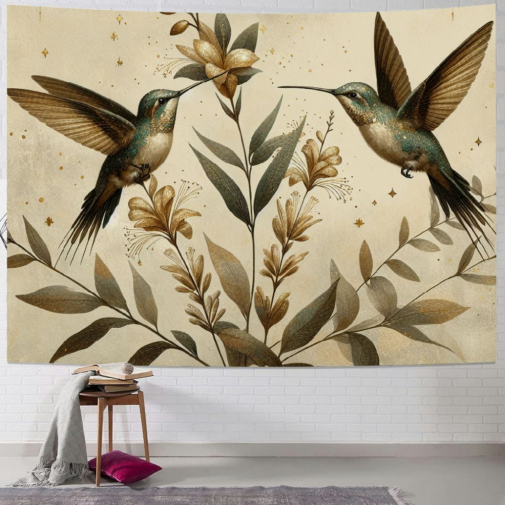 JEUXUS Retro Birds Picture Wall Art Tapestry (Multiple SKUs) Painting ...
