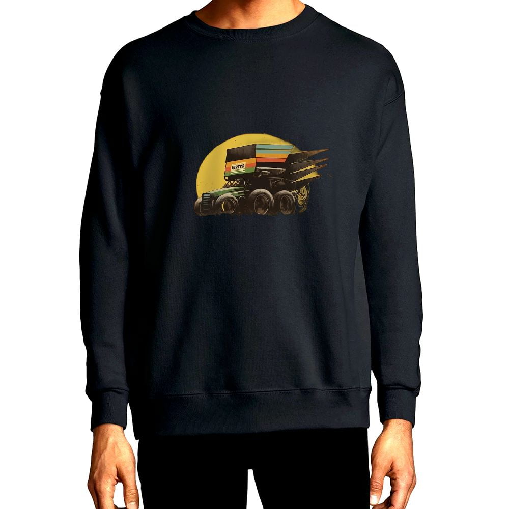 JEUXUS Retro Sunset Winged Sprint Car Dirt Track Racing Pullover ...