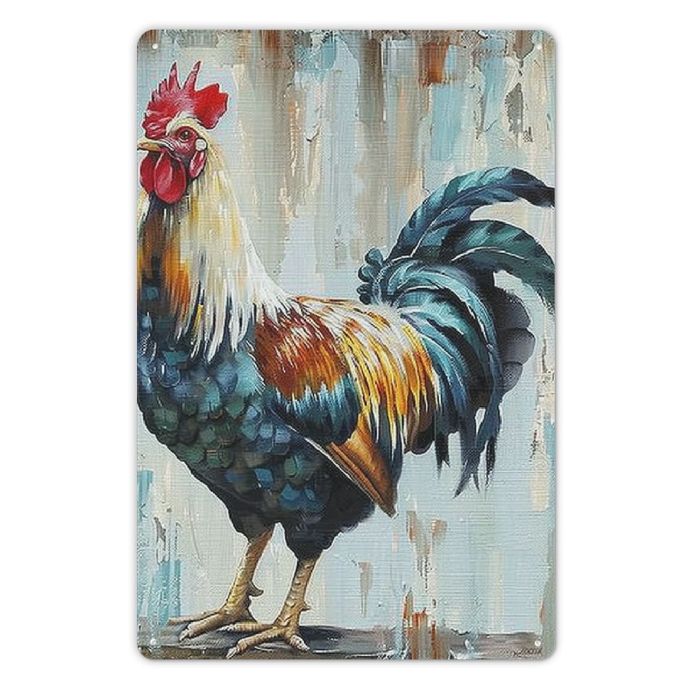 JEUXUS Rooster Hanging Sign 8x12in - Walmart.com