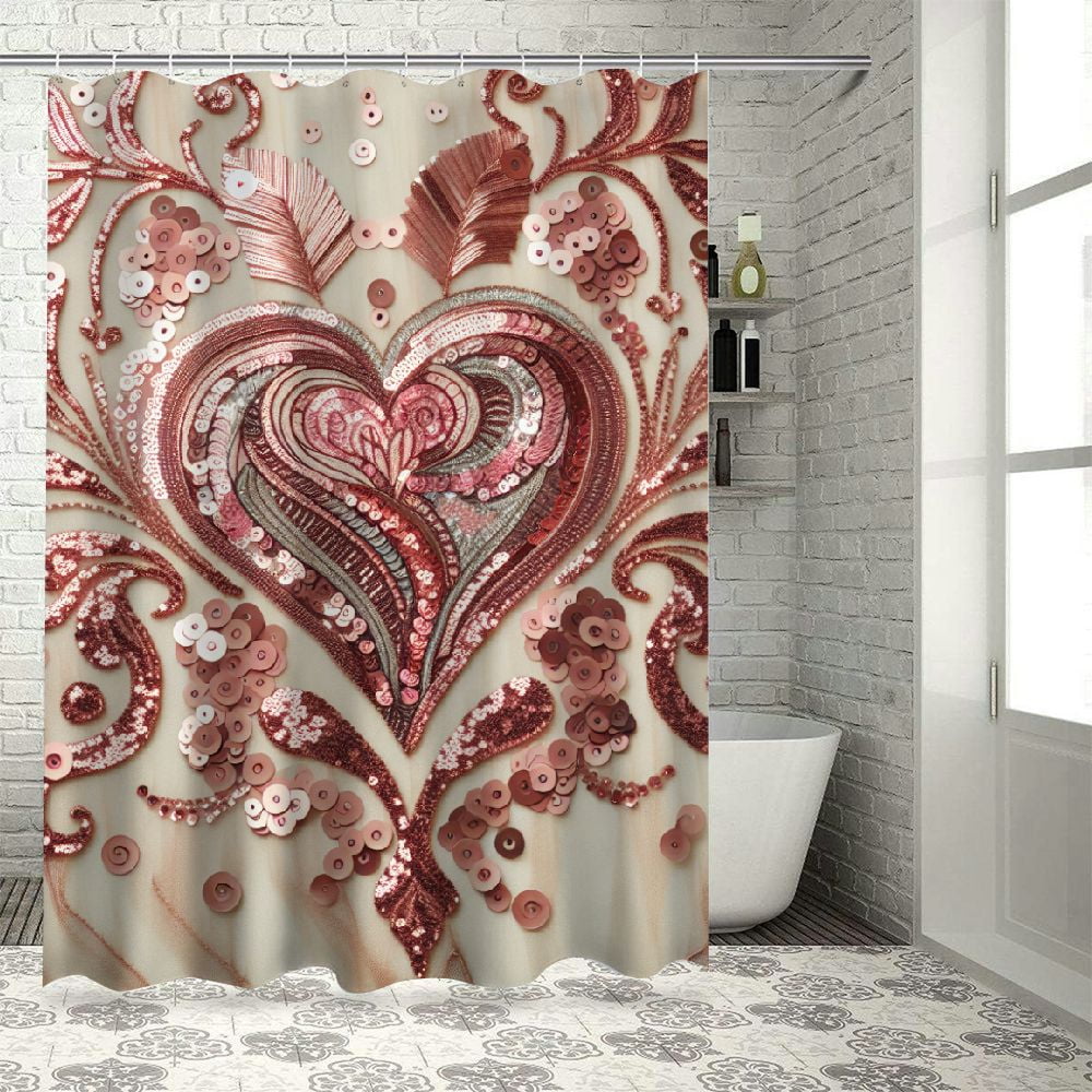 Ruiyc Colored Leopard Print Cheetah Print Waterproof Shower Curtain