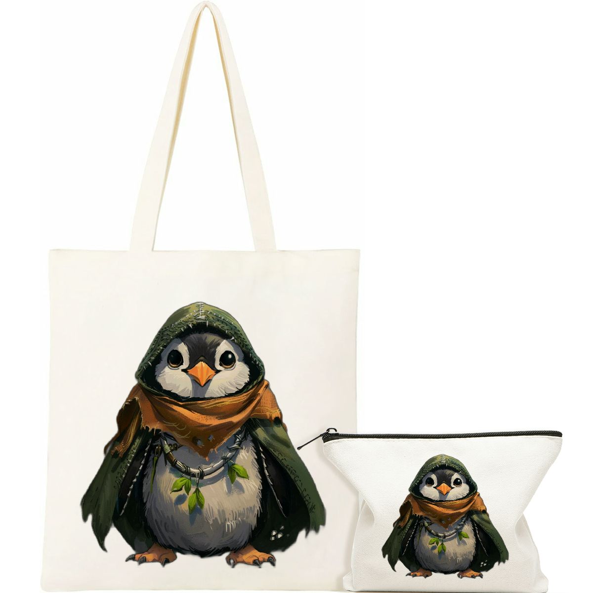 RUIYC Shoulder Bag Cool Goblincore Aesthetic Penguin Lover Vintage ...