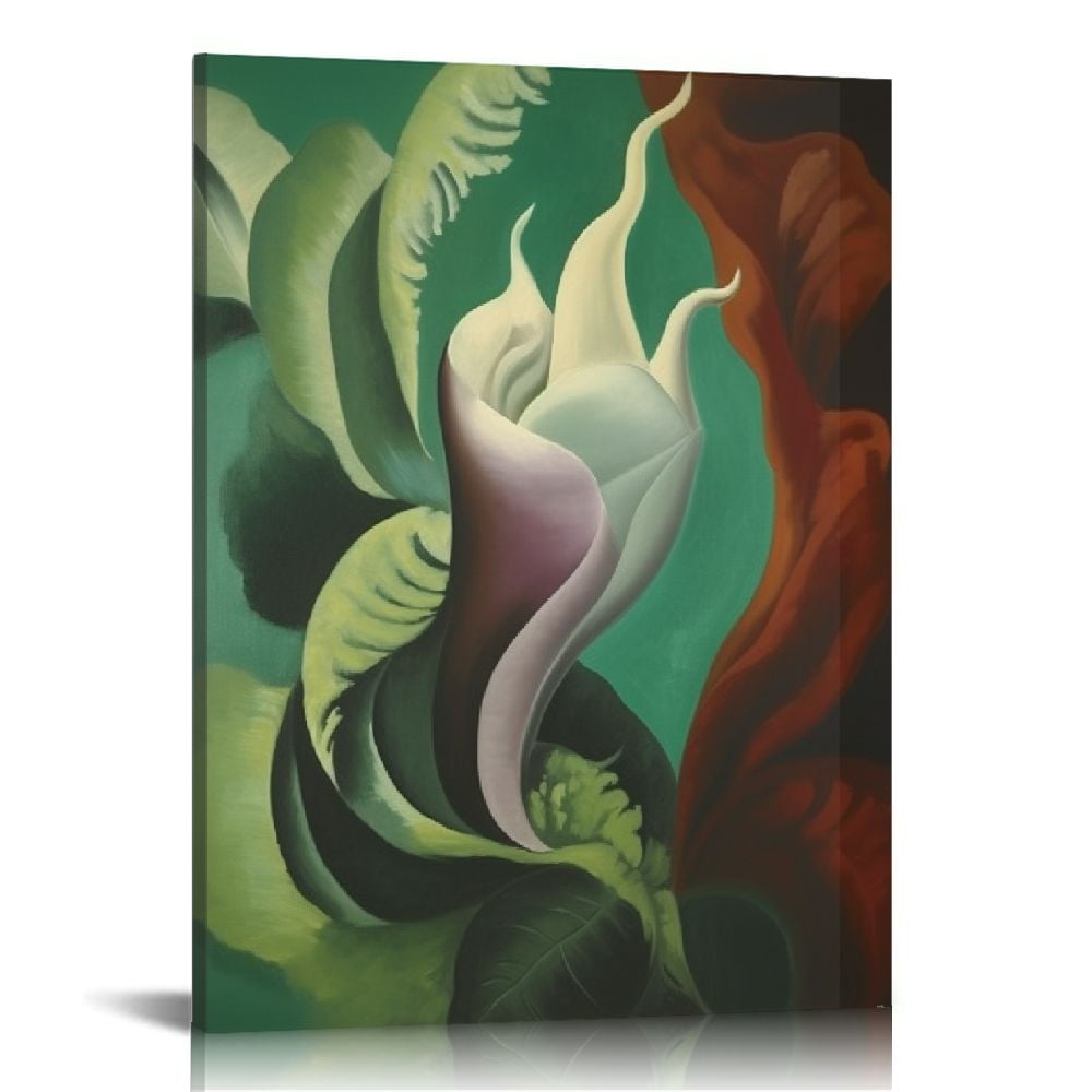 JEUXUS Skunk Cabbage - by Georgia O'Keeffe Painting Art Posters Canvas ...