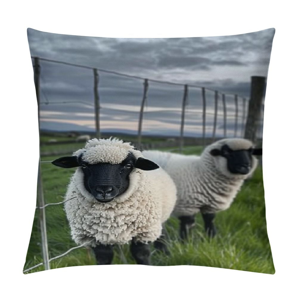 JEUXUS Soft and Durable Three Valais Black-nose Sheep Short Plush ...