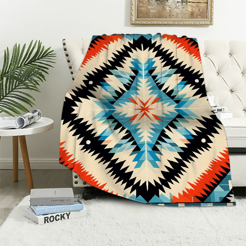 JEUXUS Southwest Throw Blankets Aztec Southwest Throws Cover for Couch ...