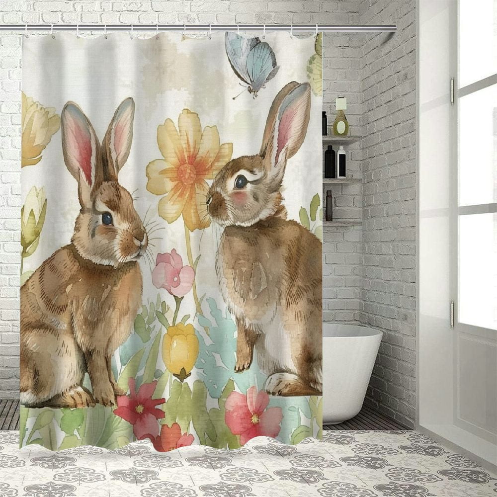 JEUXUS Spring Softies Shower Curtain for Bathroom - Multiple Sizes ...
