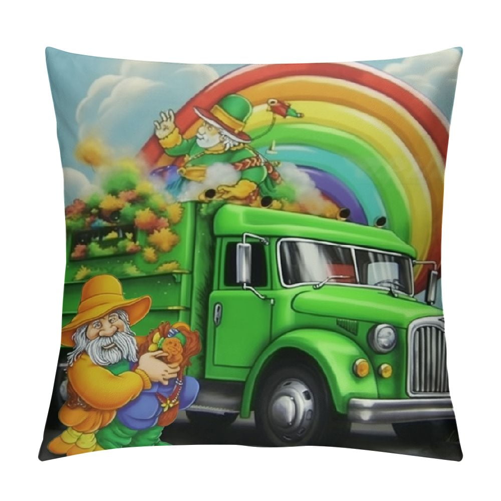 JEUXUS St Patricks Day Pillow Covers, St Patricks Day Decorations ...