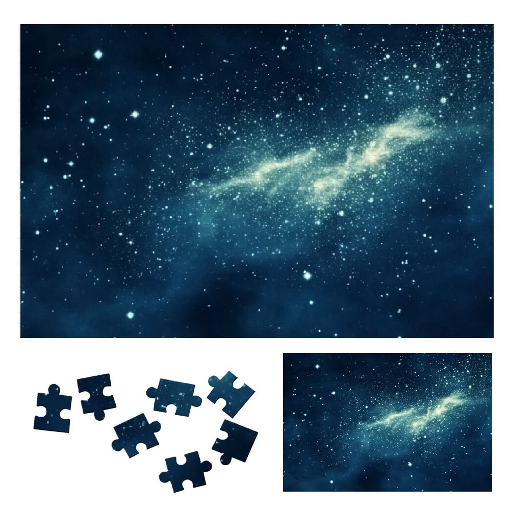 JEUXUS Star Cluster Sky Space Wooden Jigsaw Puzzle for Adults and Kids ...