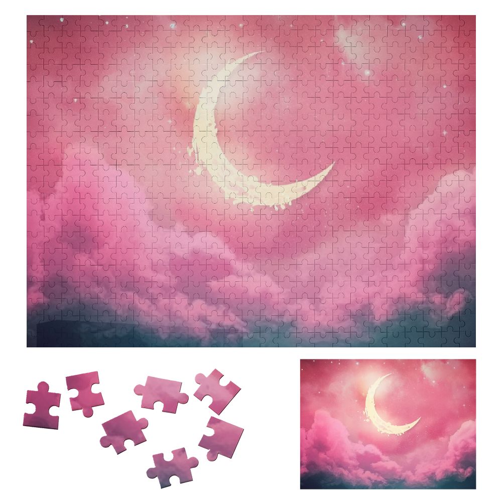 JEUXUS Stars Tree Wooden Jigsaw Puzzle Leisure Game Toy Gift for Family ...