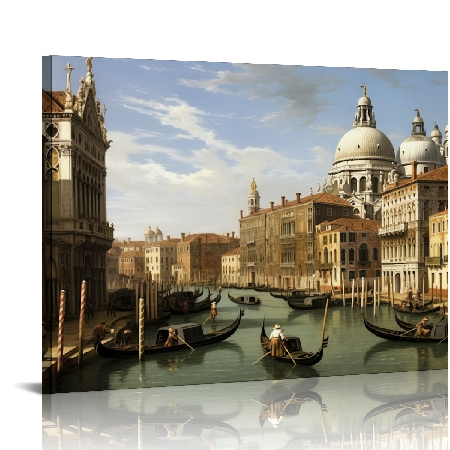JEUXUS The Entrance To The Grand Canal - Venice 1730 Canvas Art Print ...