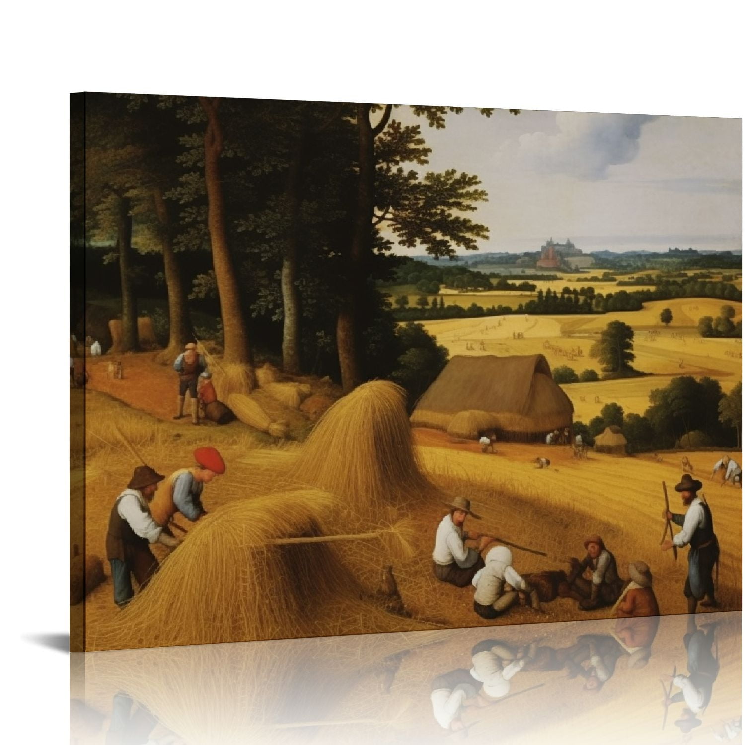 JEUXUS The Harvesters 1565 Canvas Art Print Wall Decor by Pieter ...