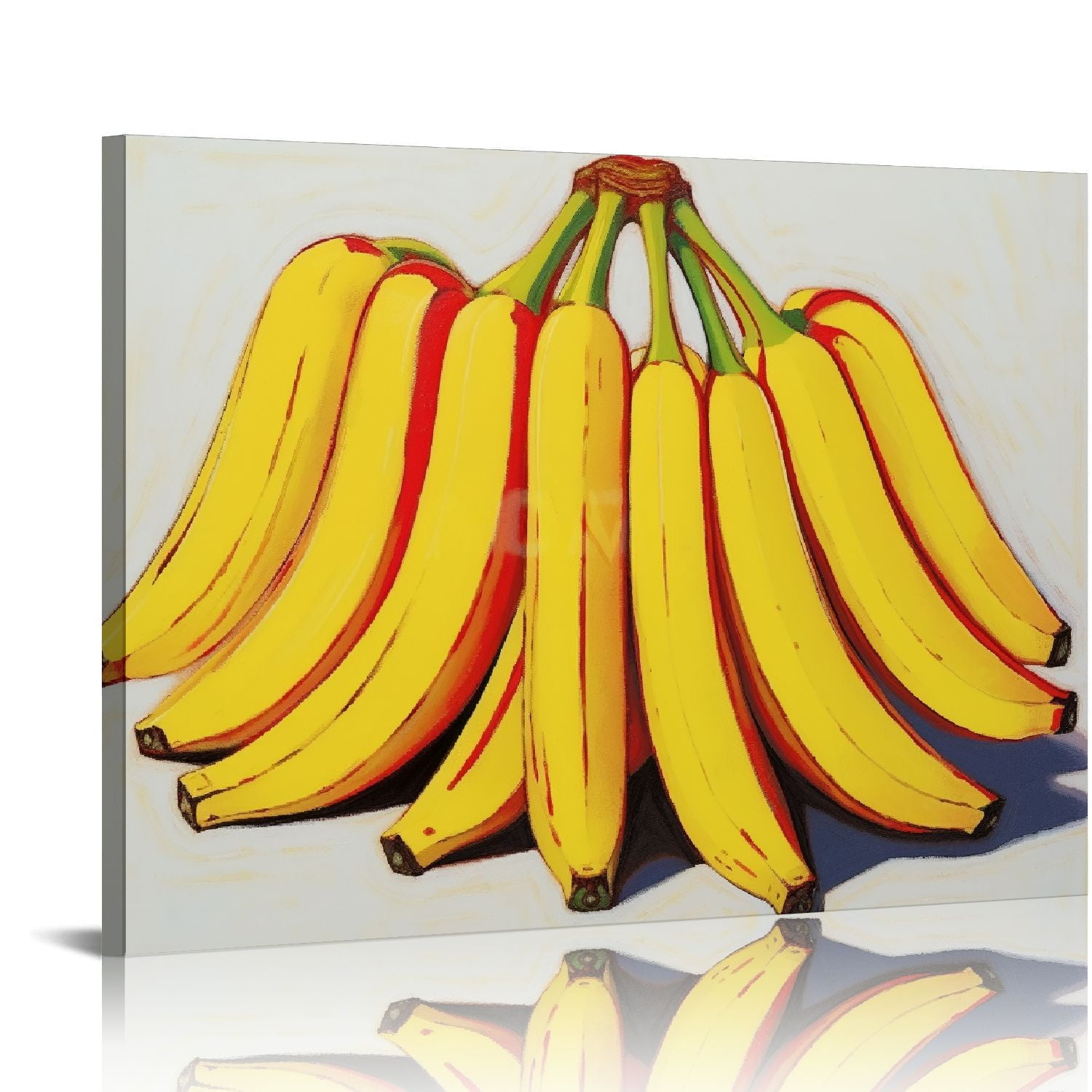 JEUXUS Vintage Food & Drink Poster - Retro Banana Oil Painting Print ...