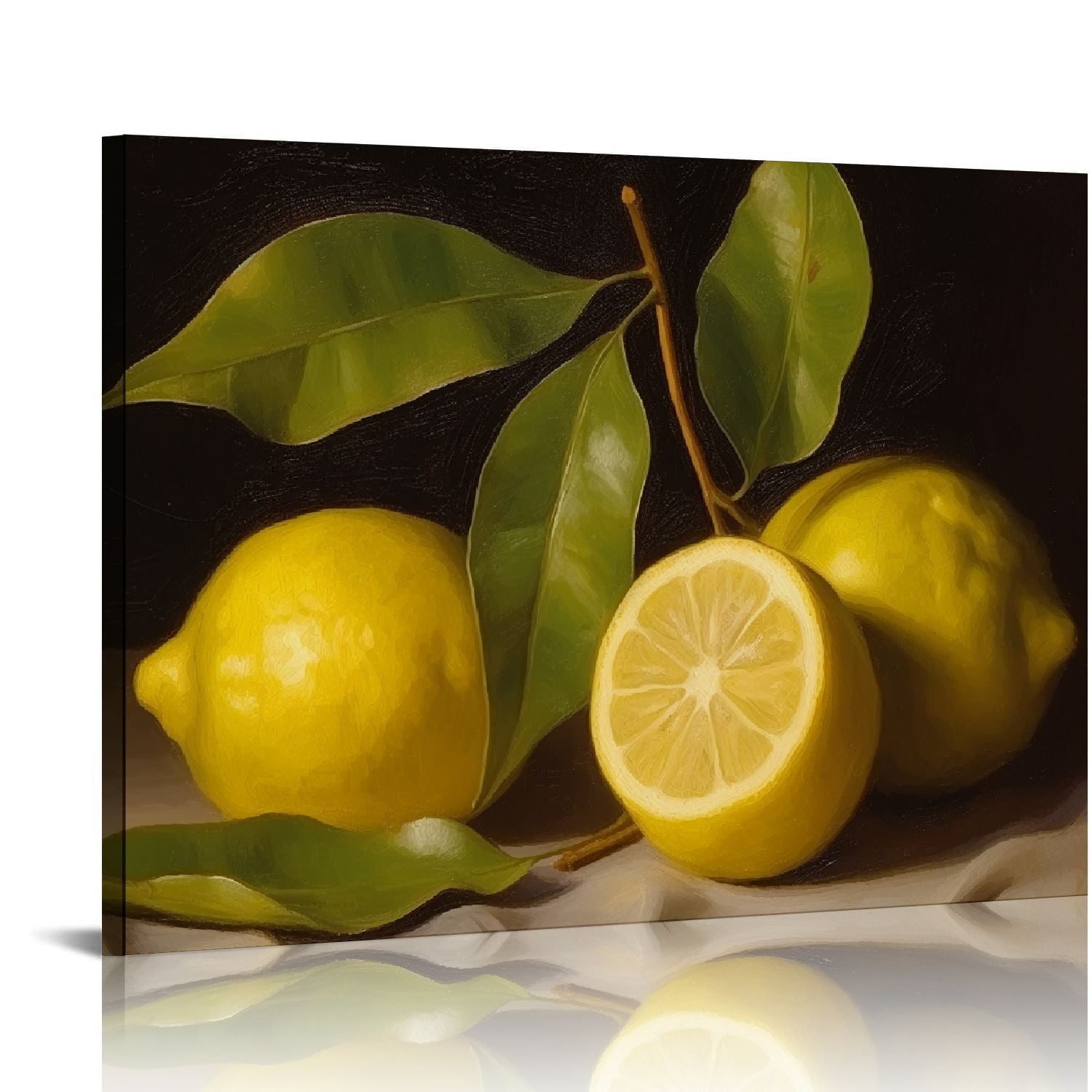 JEUXUS Vintage Lemon Decor - Yellow Lemon Kitchen Decor - Fruit ...