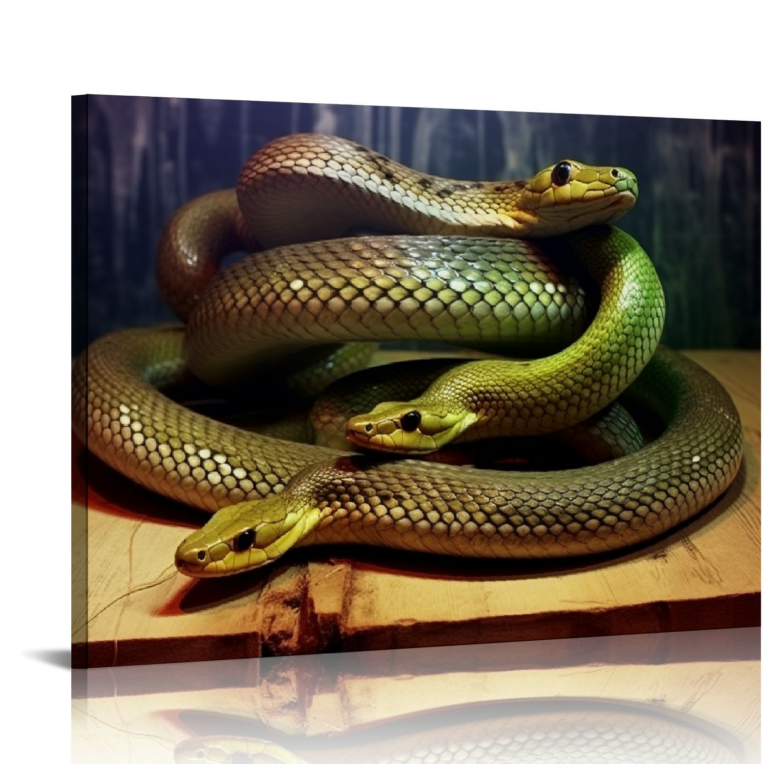 JEUXUS Wall Art For living room Snake Canvas Poster Printing ...