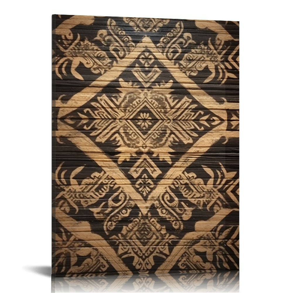 JEUXUS Wall Pictures for Living Room Aztec Mexican Tribal Indian ...