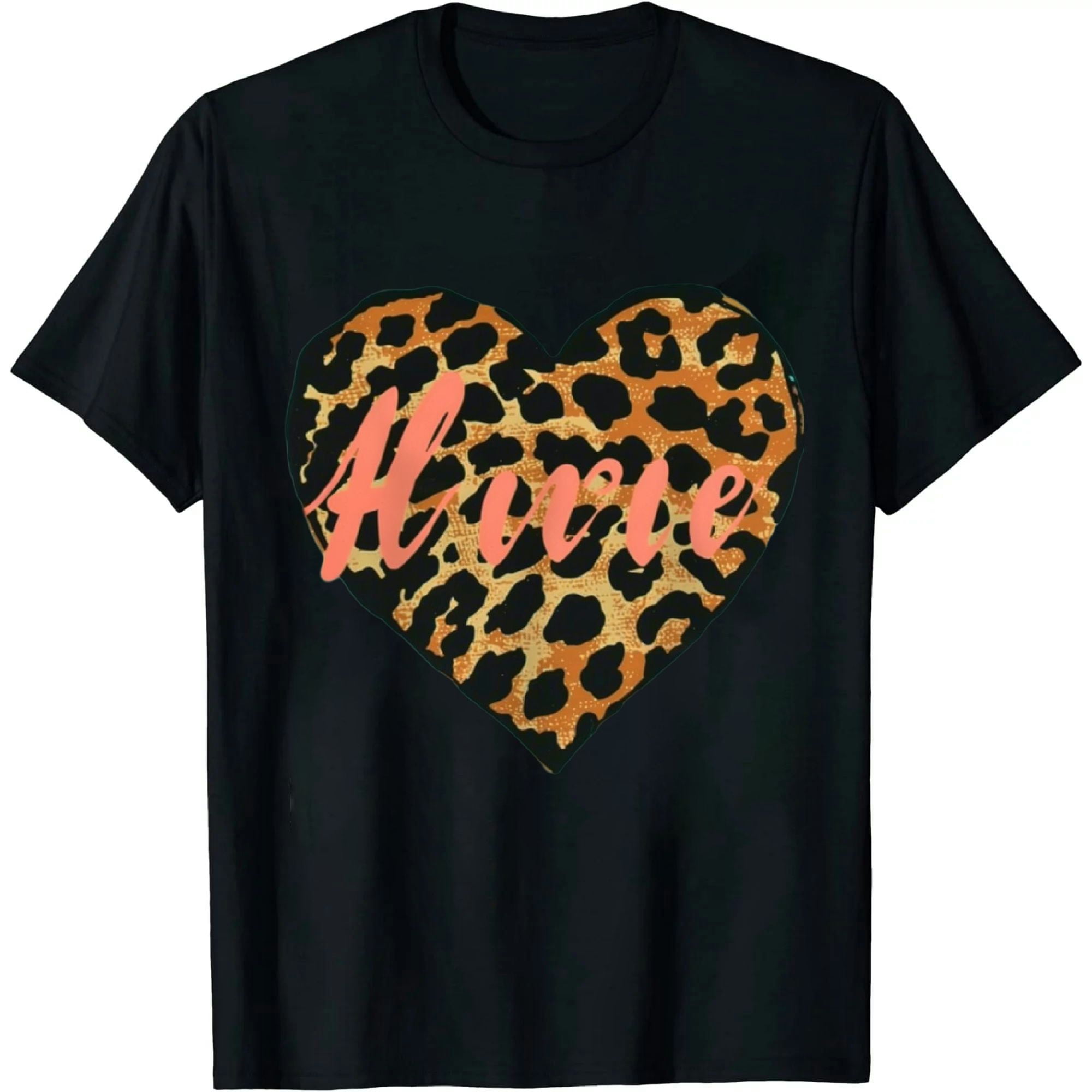 JEUXUS Women Leopard Graphic Tees Cute Soft Cotton Tops - Walmart.com
