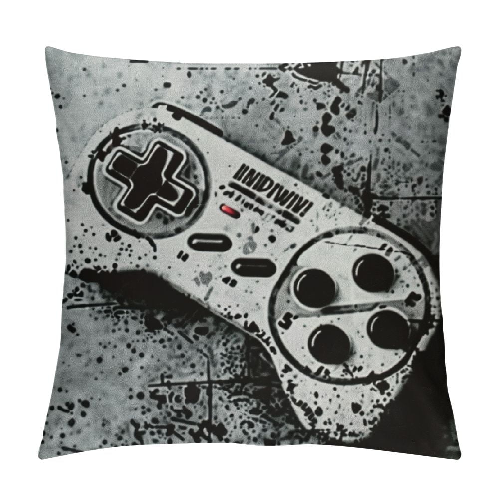 JEUXUS gamer pillow covers,gamer room decor for boys,gaming pillow ...
