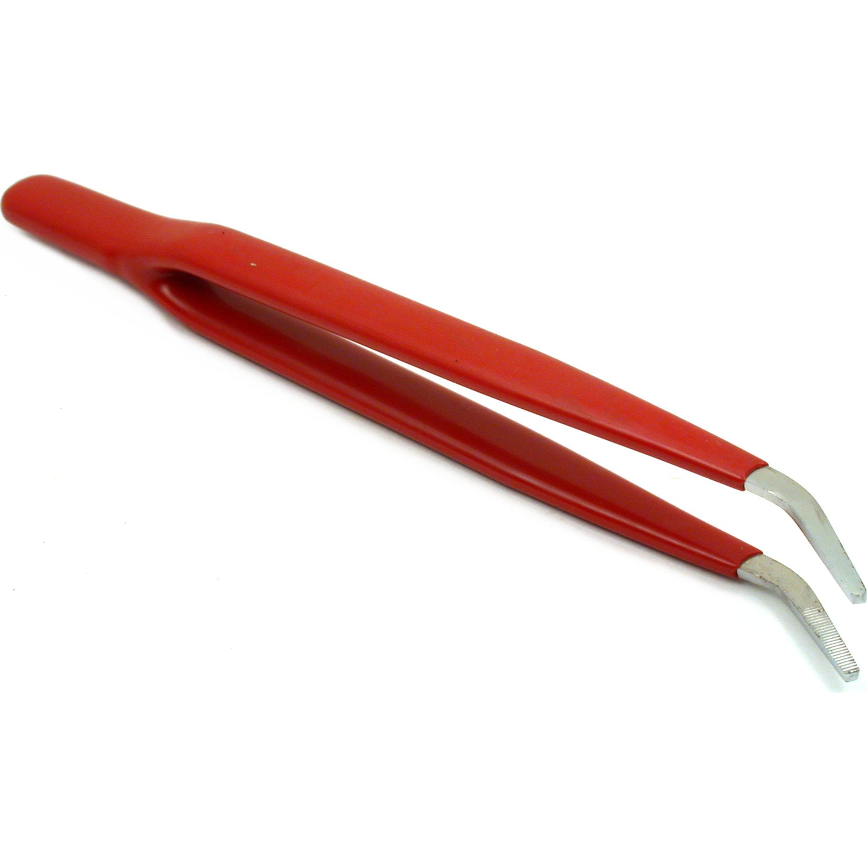 JEWEL TOOL (2 Pack) 6.5" Vinyl Coated Tweezers - Curved Tips | Slip ...