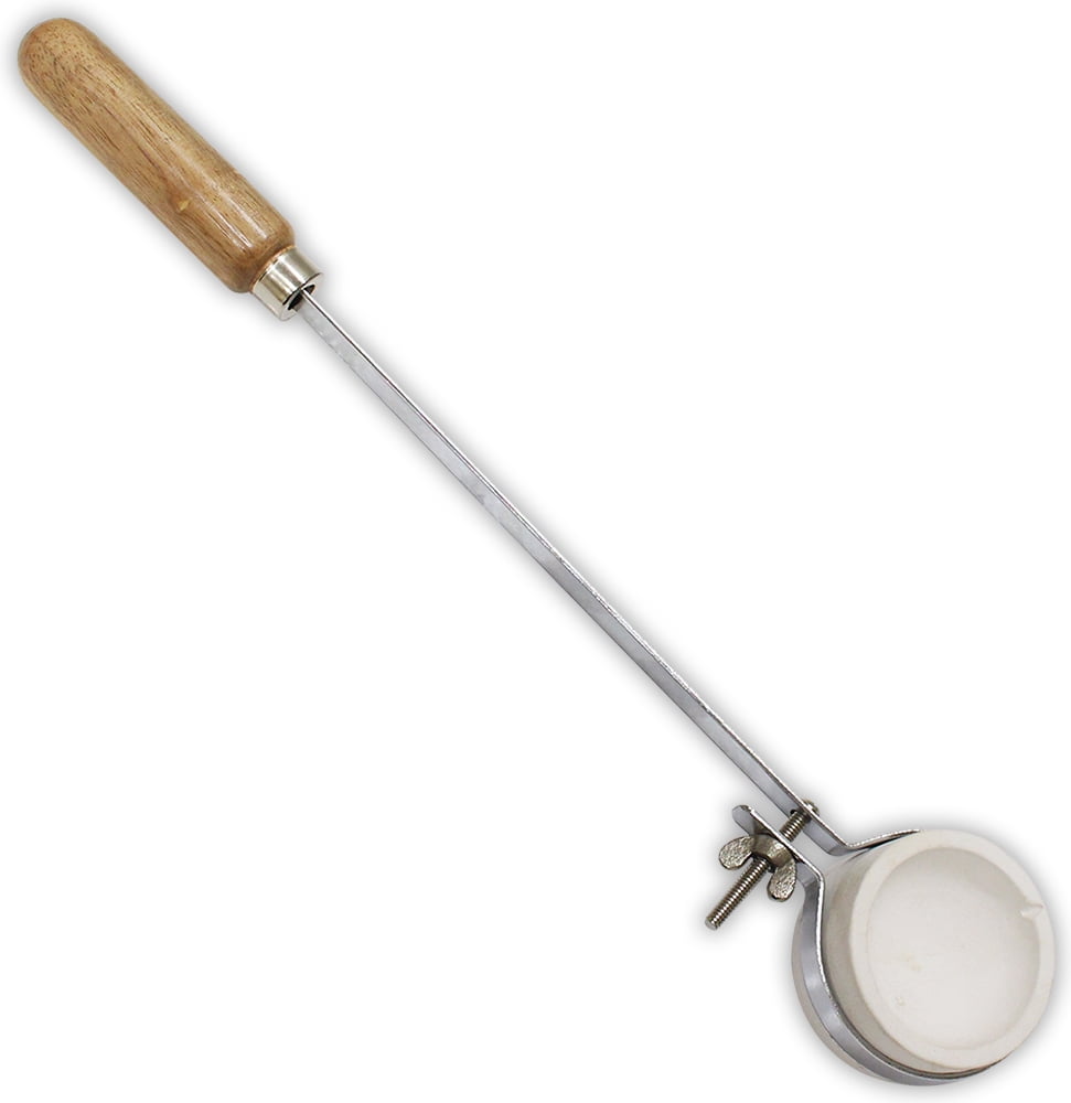 JEWEL TOOL 3" (7.6 cm) Ceramic Crucible with 10" (25.4 cm) Metal Shaft ...