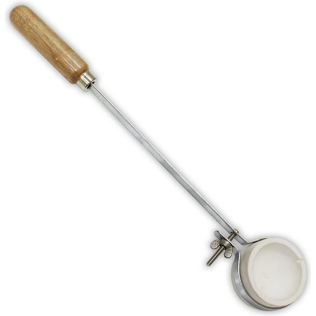 JEWEL TOOL 3" (7.6 cm) Ceramic Crucible with 10" (25.4 cm) Metal Shaft ...