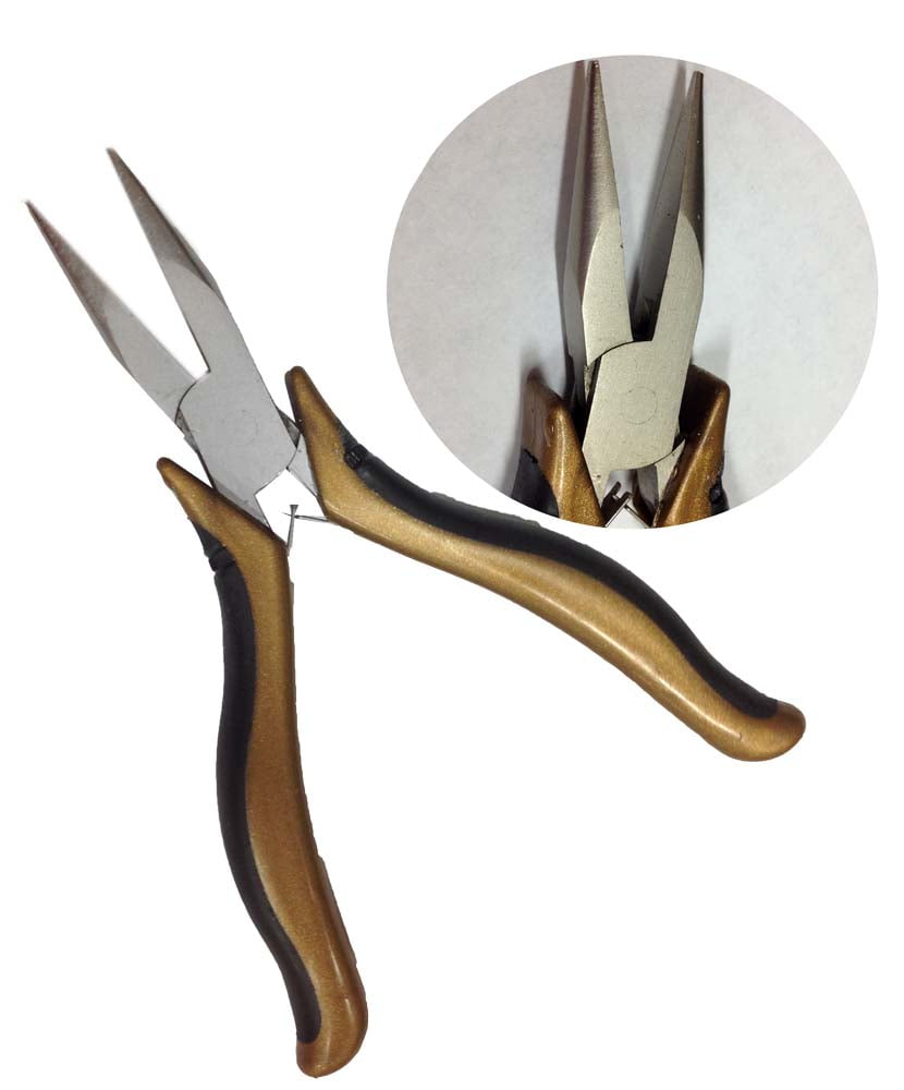 JEWEL TOOL 5" (12.7 cm) Drop Forged Chain Nose Pliers | Dual-Tone ...
