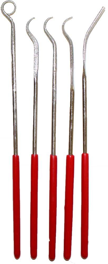 JEWEL TOOL 5-Piece Diamond File Set | 5.75" (14.6 cm) | 5 Shapes Scoop ...